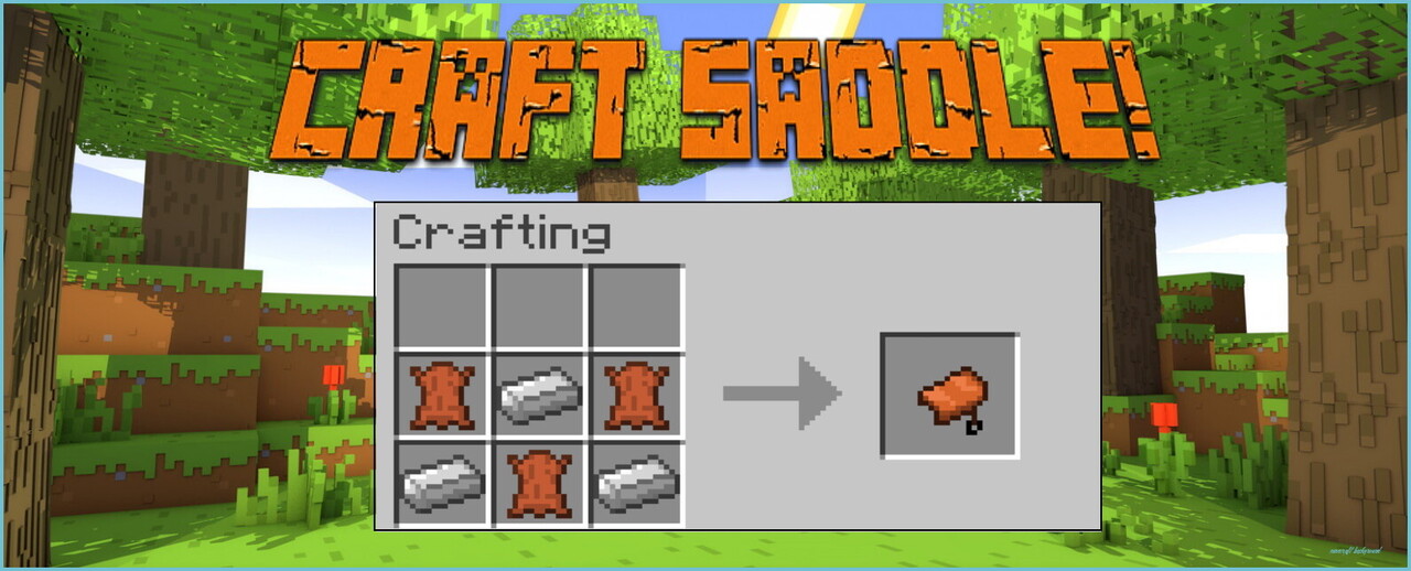 Craft Saddles! Minecraft Data Pack
