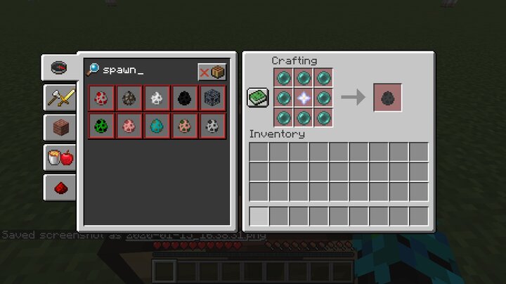 Mob Spawner & Spawn Egg Recipe [New Spawn Eggs!] Minecraft Data Pack