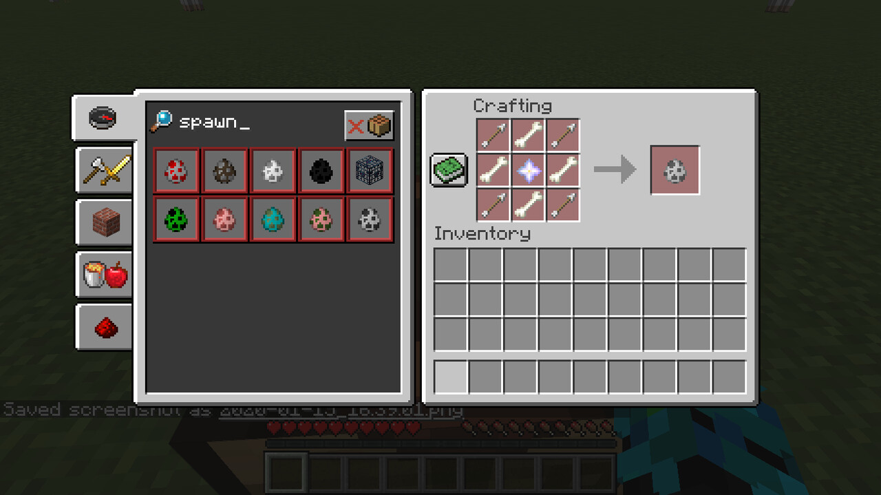 Mob Spawner & Spawn Egg Recipe [New Spawn Eggs!] Minecraft Data Pack