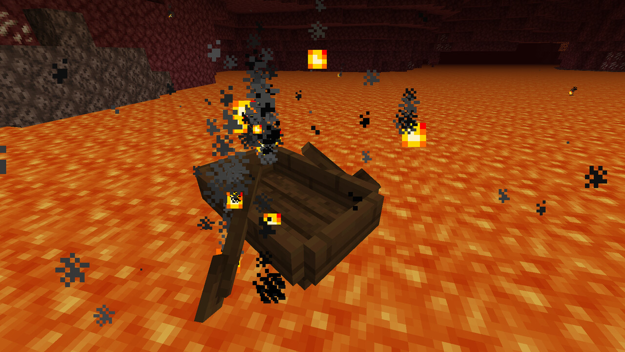 Lava Boat Minecraft Data Pack
