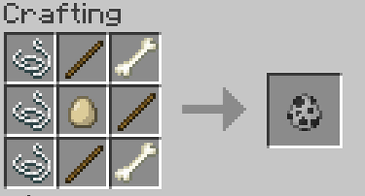 Craftable Spawn Eggs Minecraft Data Pack