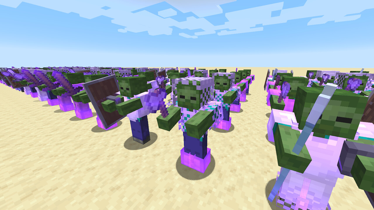 Working Zombie Army Minecraft Data Pack