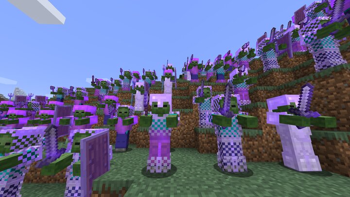 Working Zombie Army Minecraft Data Pack