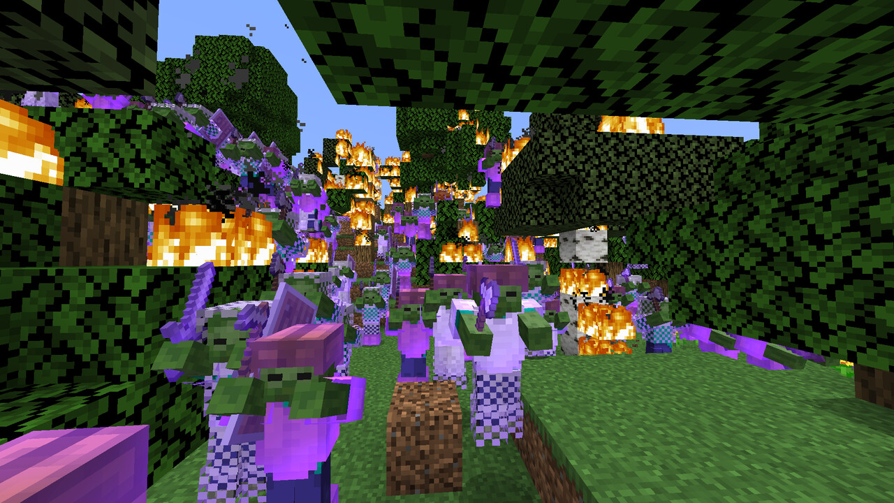 Working Zombie Army Minecraft Data Pack