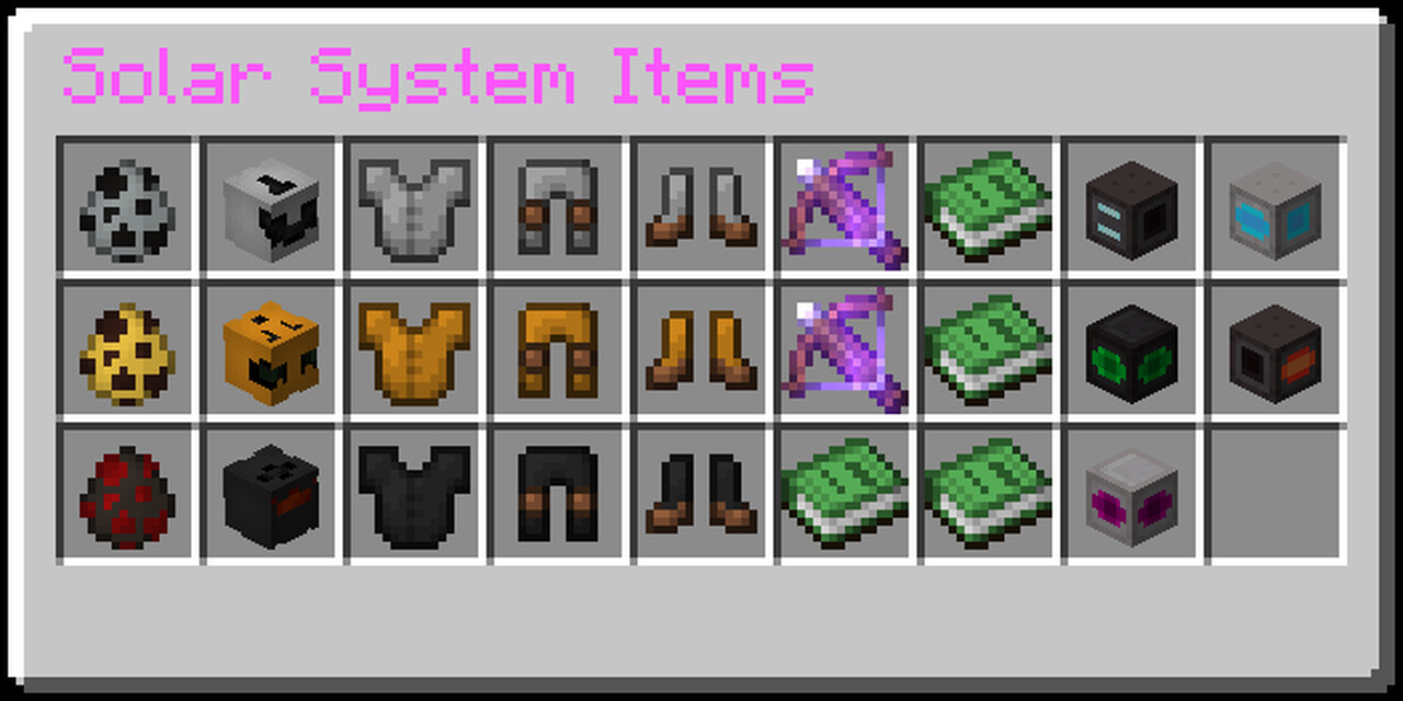 Solar System Minecraft Data Pack