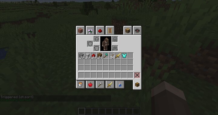 Inventory Sort Minecraft Data Pack
