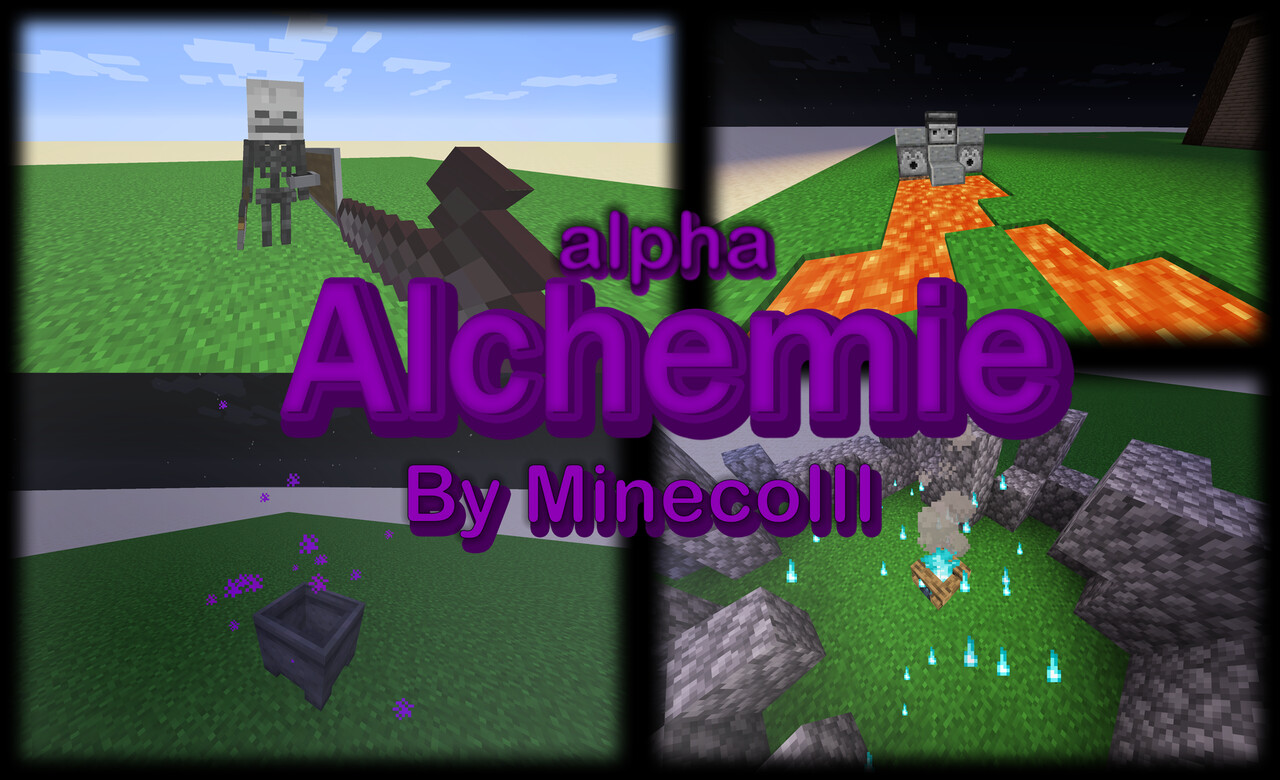 Alchemie Alpha | Magic Improvement and Massif Features Minecraft Data Pack