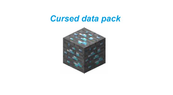 Cursed data pack Minecraft Data Pack