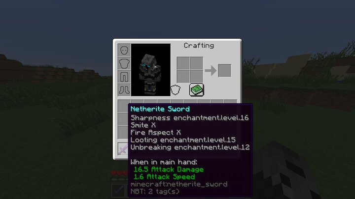 God Tools Minecraft Data Pack