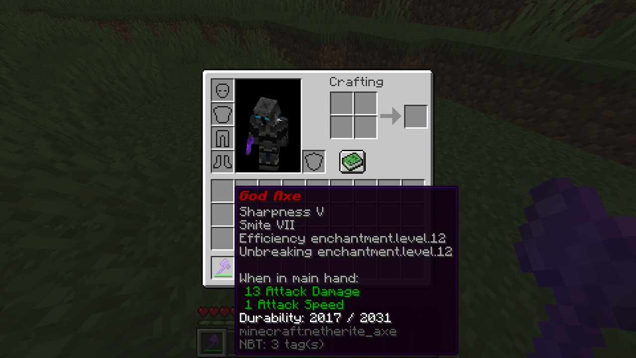 God Tools Minecraft Data Pack