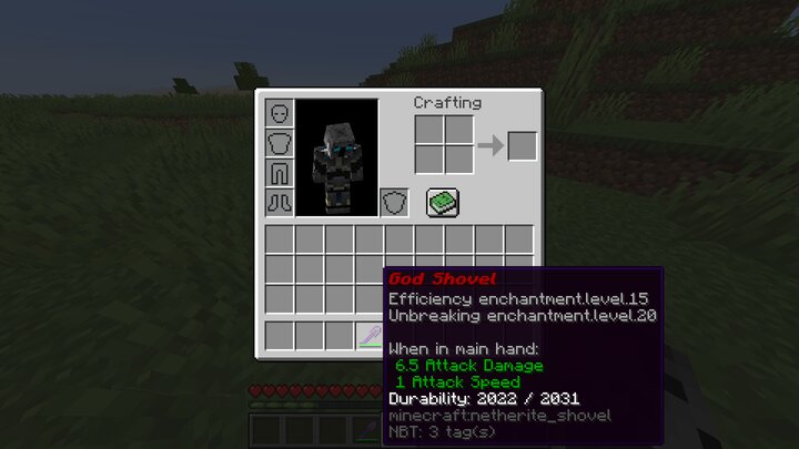 God Tools Minecraft Data Pack