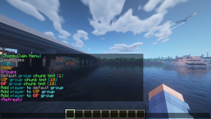 Chunk Claim datapack Minecraft Data Pack