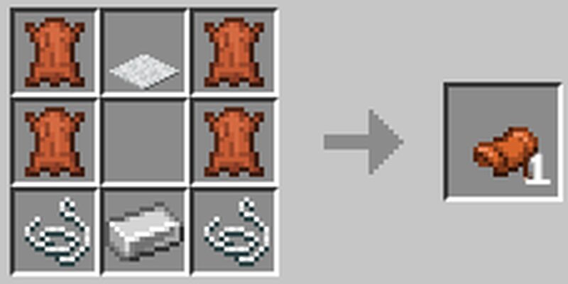 [1.17] Easy Saddle Crafting Recipe by TAMOA_GAMING Minecraft Data Pack