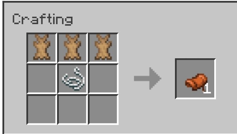 Craftable Saddles Minecraft Data Pack