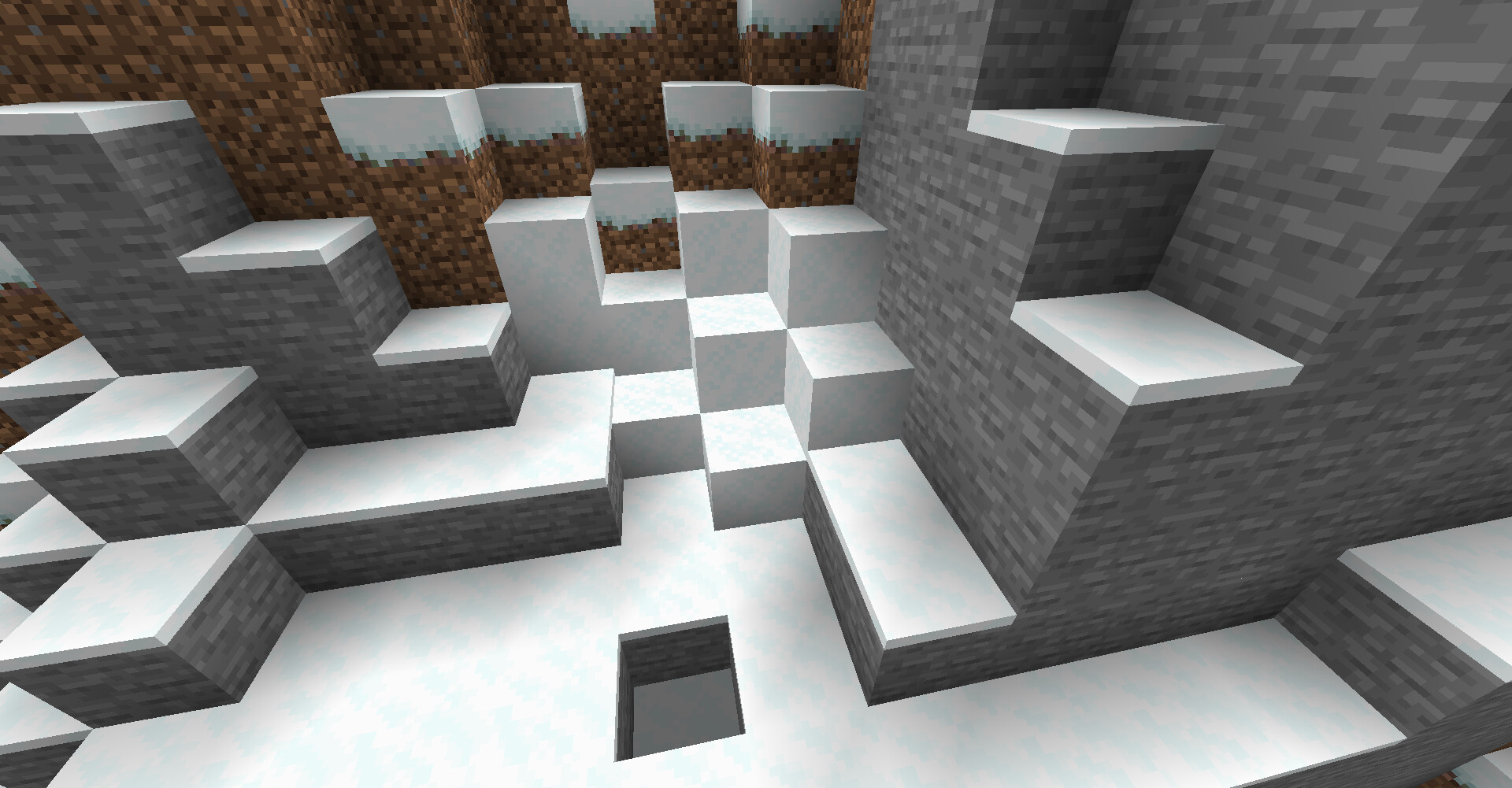 Powdered Snow Generating in 1.17 Mountains Minecraft Data Pack