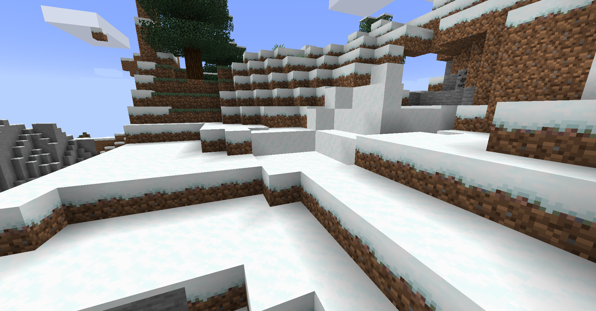 Powdered Snow Generating in 1.17 Mountains Minecraft Data Pack