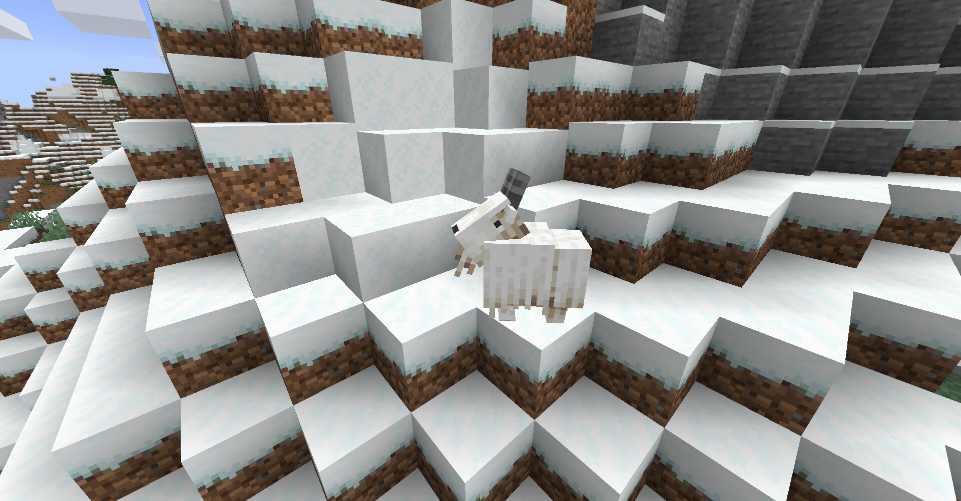 Powdered Snow Generating in 1.17 Mountains Minecraft Data Pack