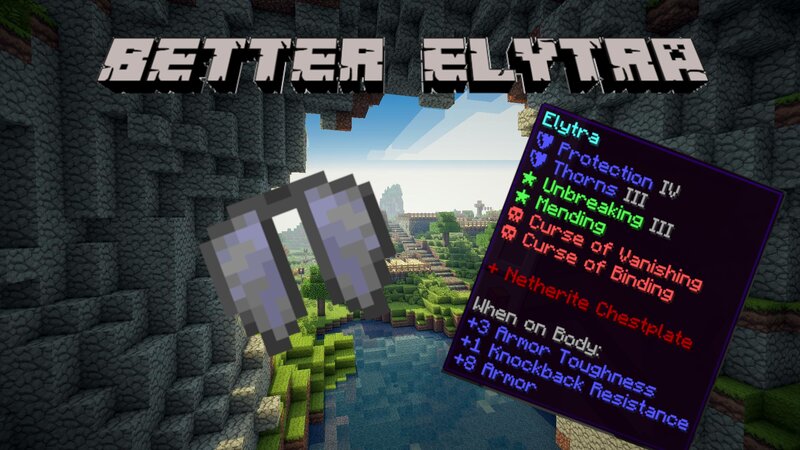 Better Elytra Minecraft Data Pack