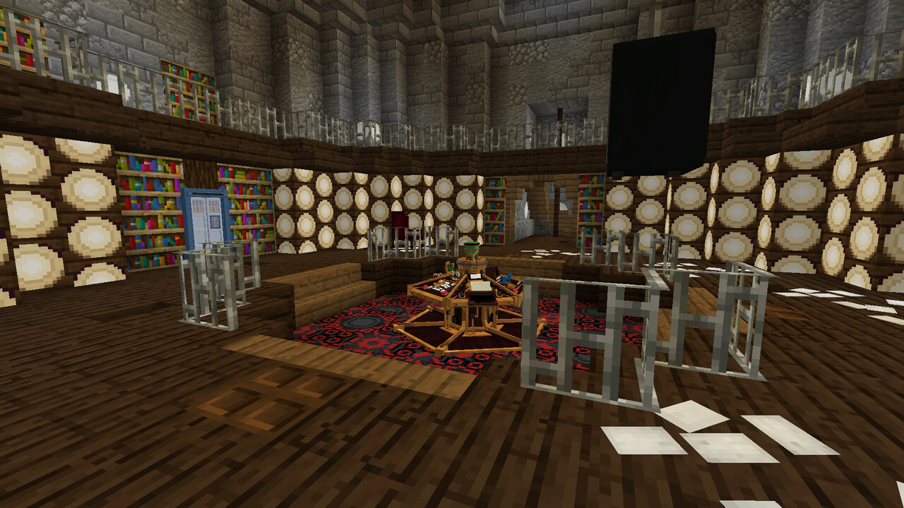 New Tardis mod. Mezzanine Interior Minecraft Data Pack