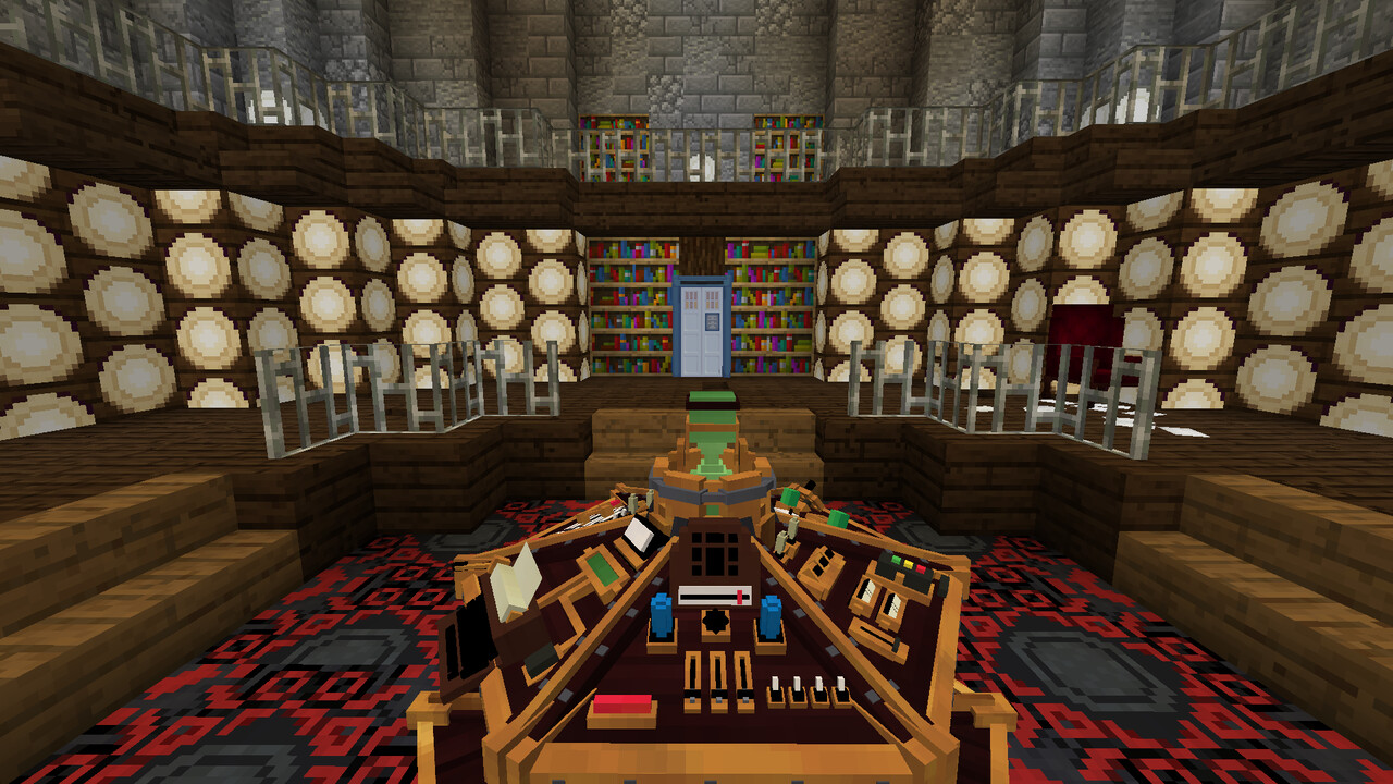 New Tardis mod. Mezzanine Interior Minecraft Data Pack