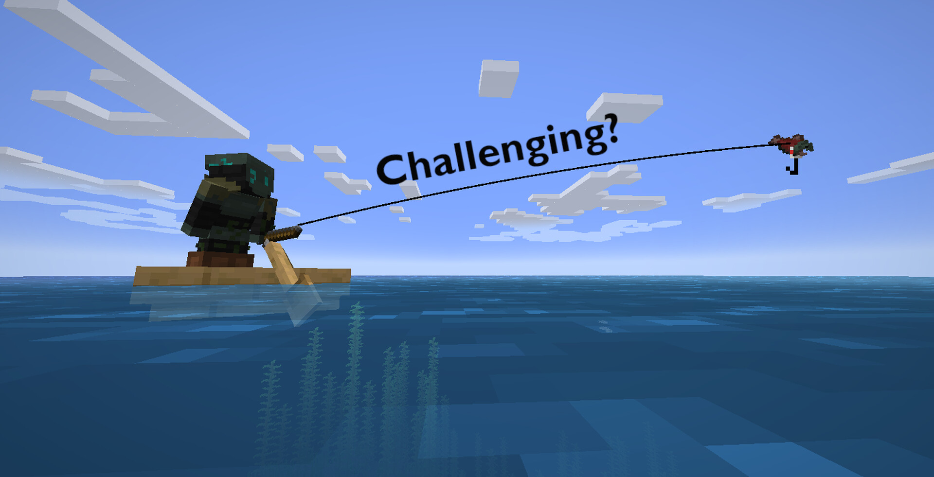 Overly Athletic Fishing...? Minecraft Data Pack