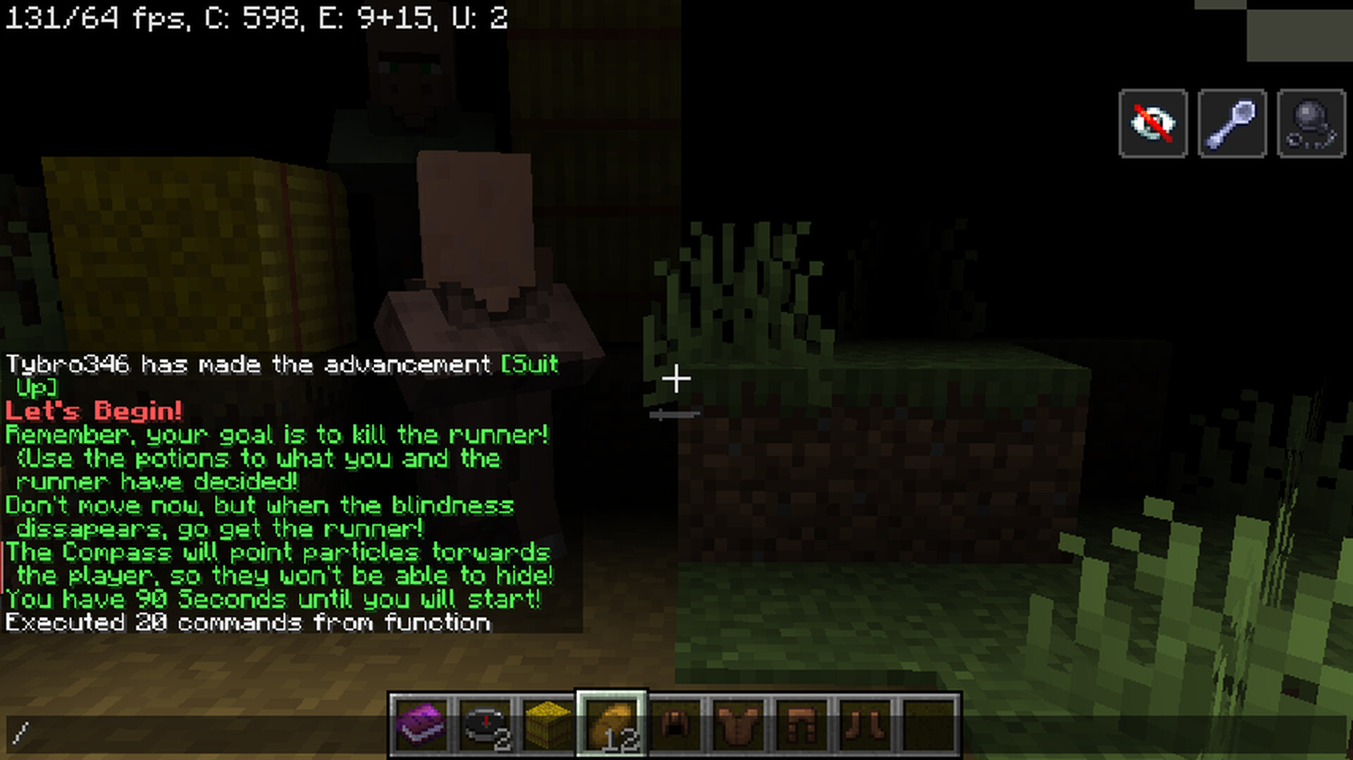 Manhunt: Potion Spellbook Minecraft Data Pack