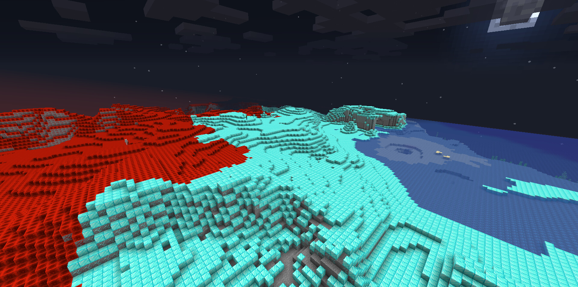 Ores Biomes (new update for the frosty event) Minecraft Data Pack