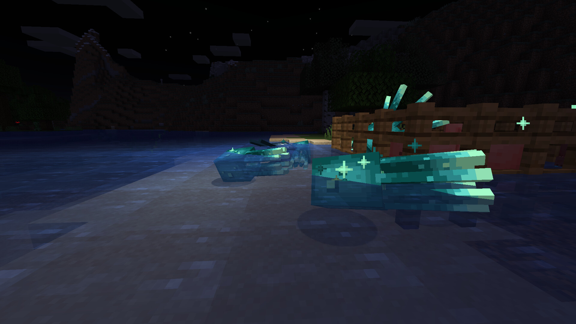 Glowing Glow Squids Minecraft Data Pack