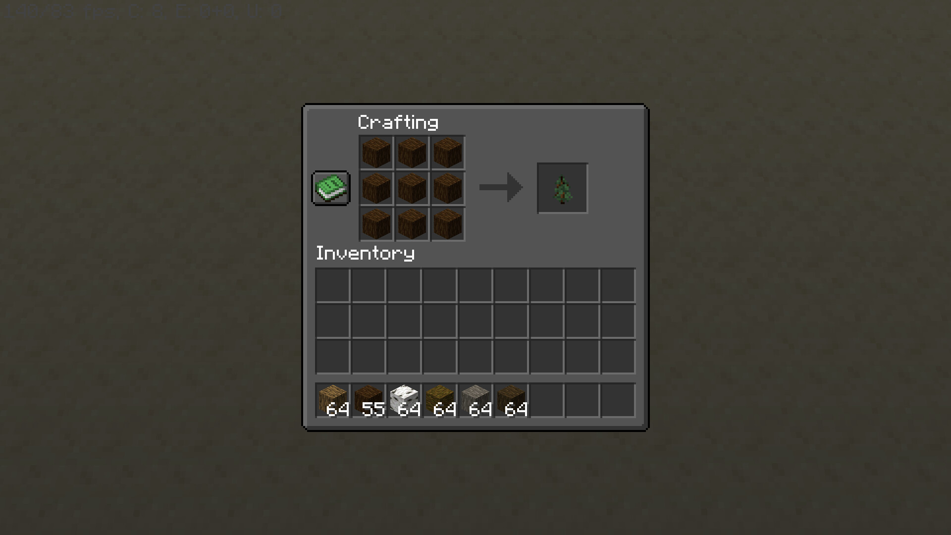 craftable spalings Minecraft Data Pack