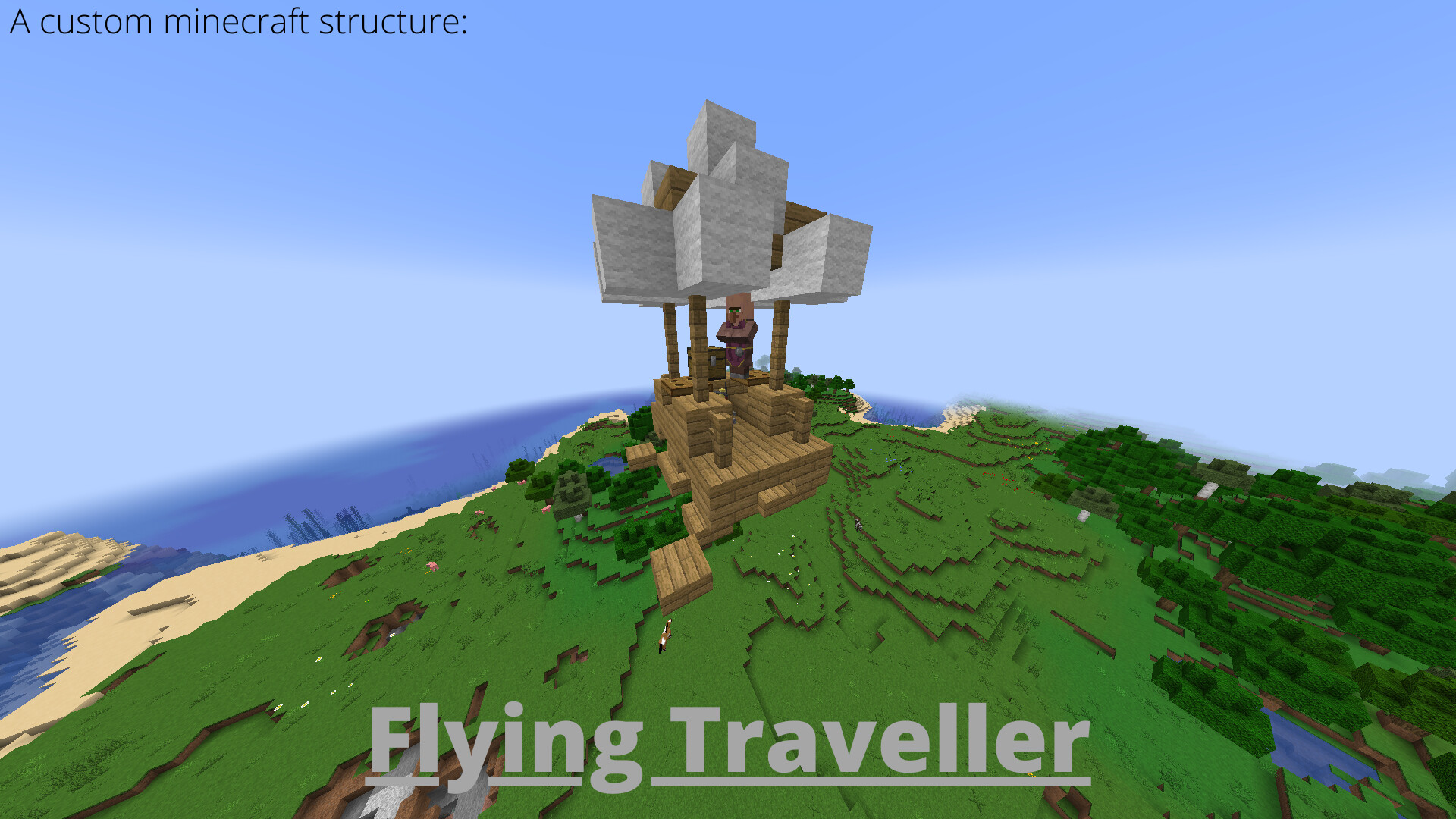 Flying Traveller Minecraft Data Pack