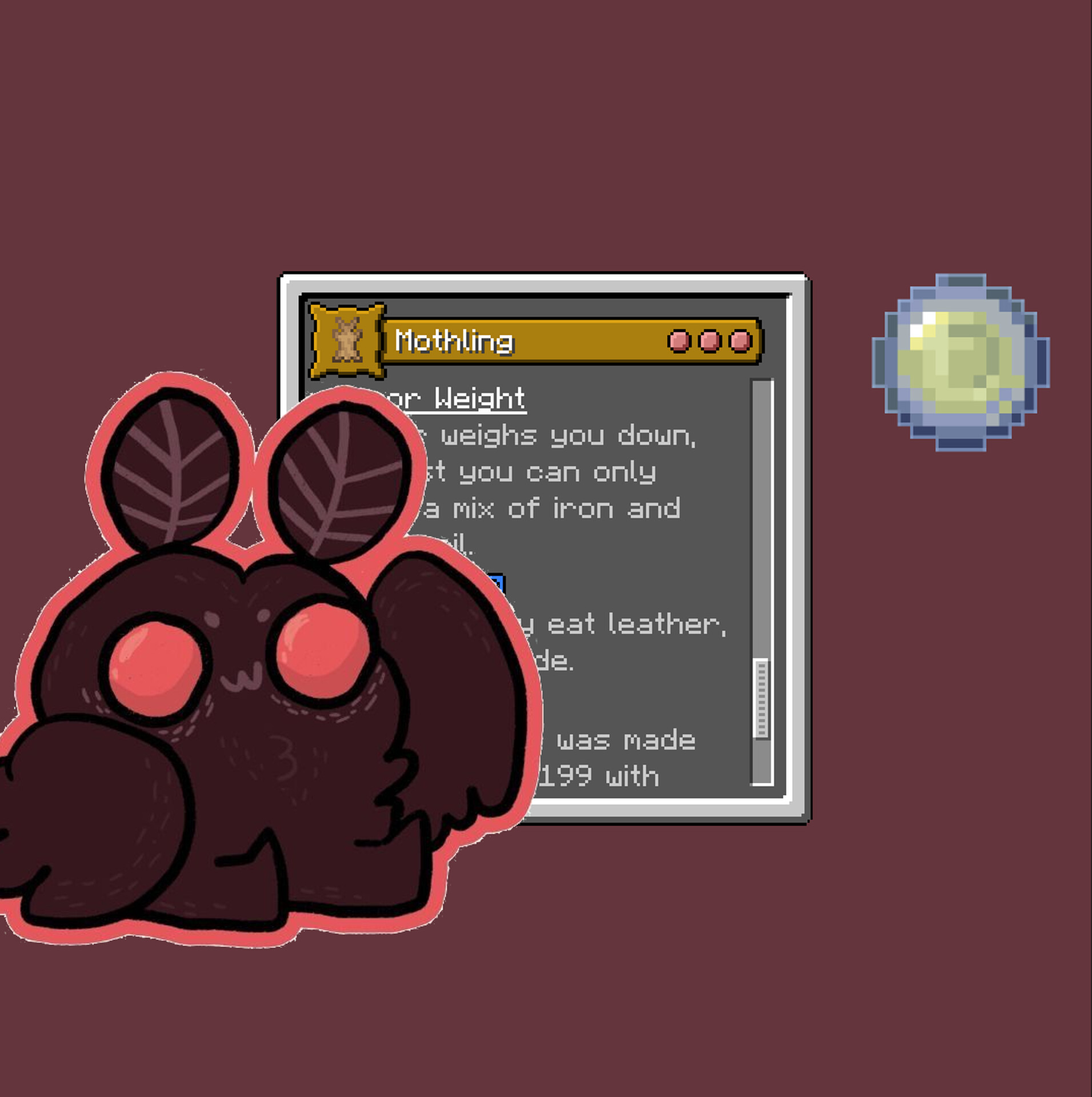 Mothling DataPack for the Origins Mod Minecraft Data Pack