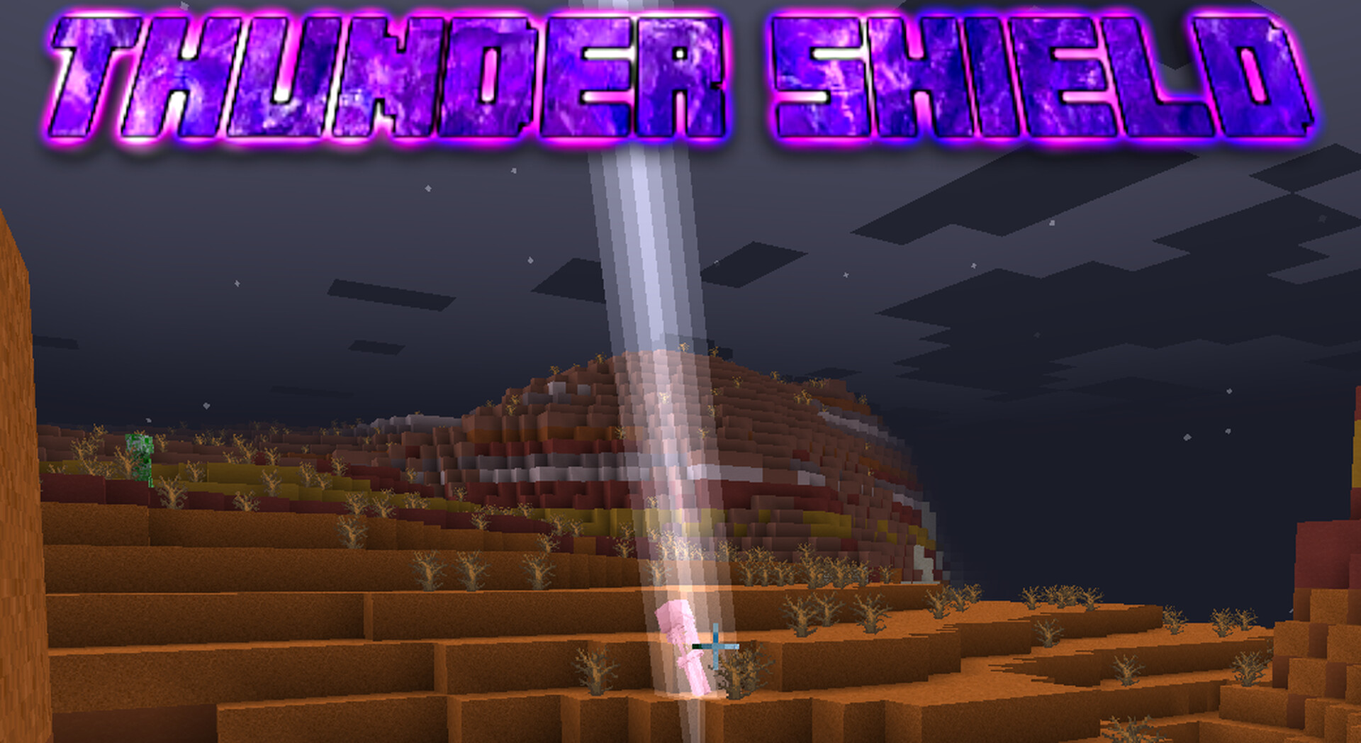 Thunder shield Minecraft Data Pack