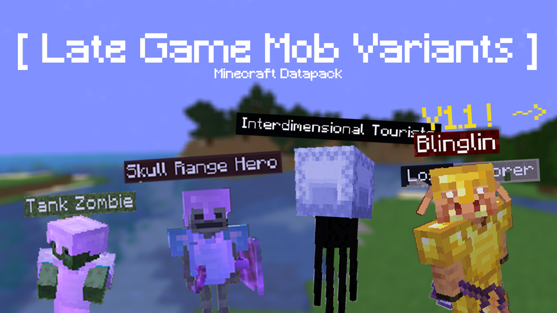 Late Game Mob Variants V1.1 | Harder "End" Game Minecraft Data Pack