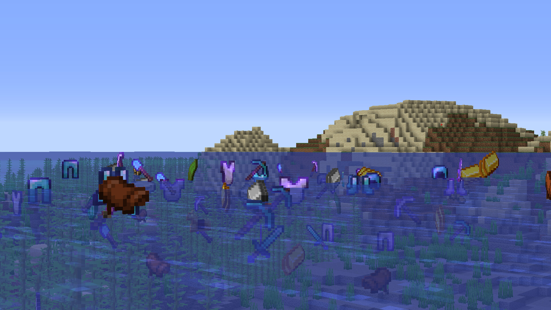 Minecraft But Kelp Drops OP Items Minecraft Data Pack