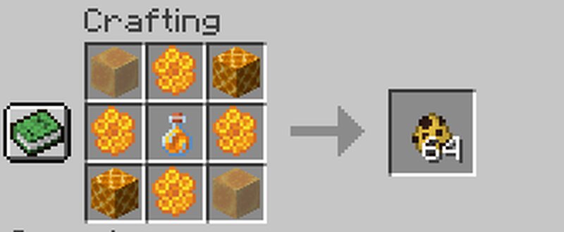Craftable Bee Spawn Egg Minecraft Data Pack