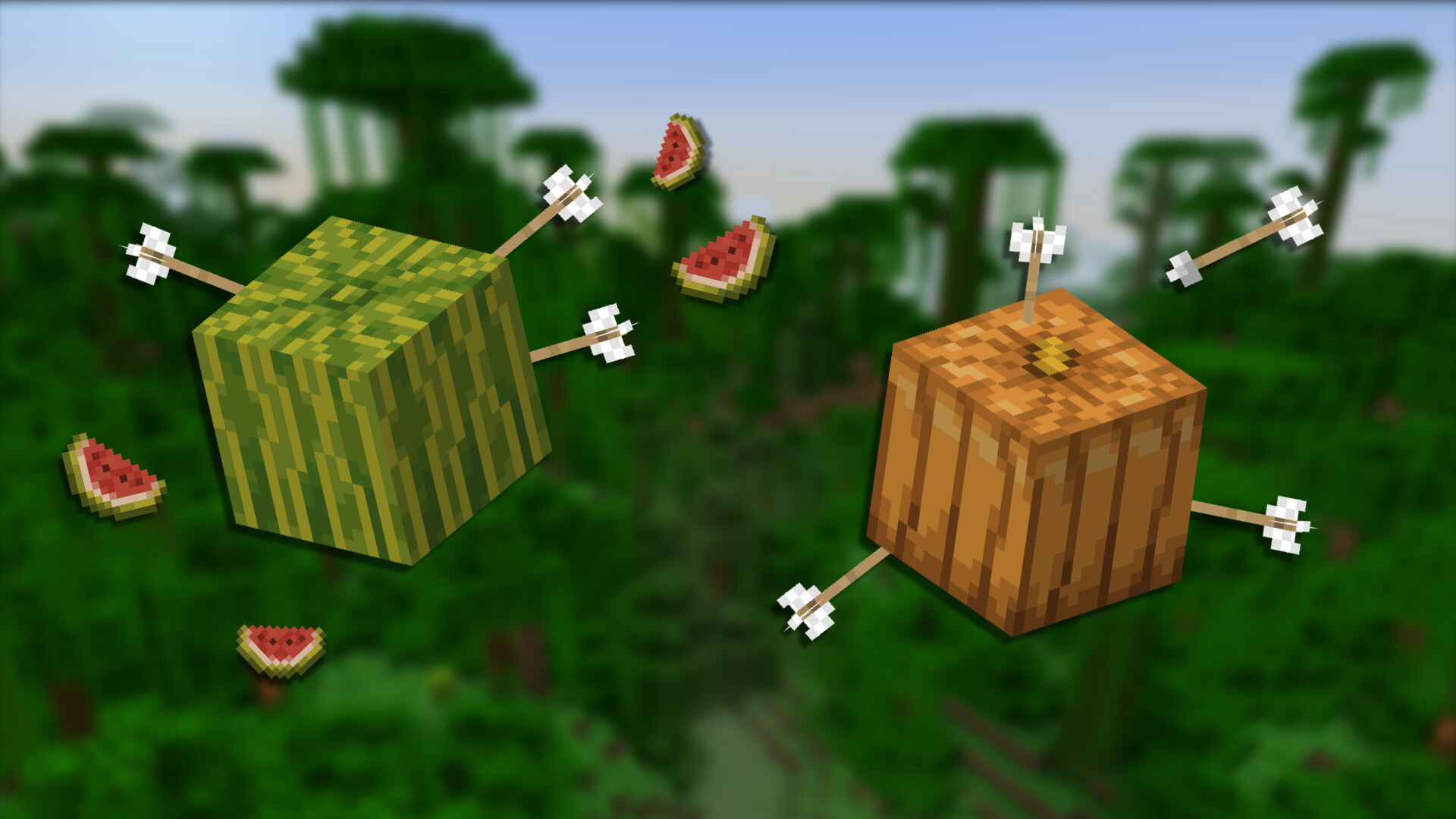 SPLATTER (exploding Melons and Pumpkins) Minecraft Data Pack