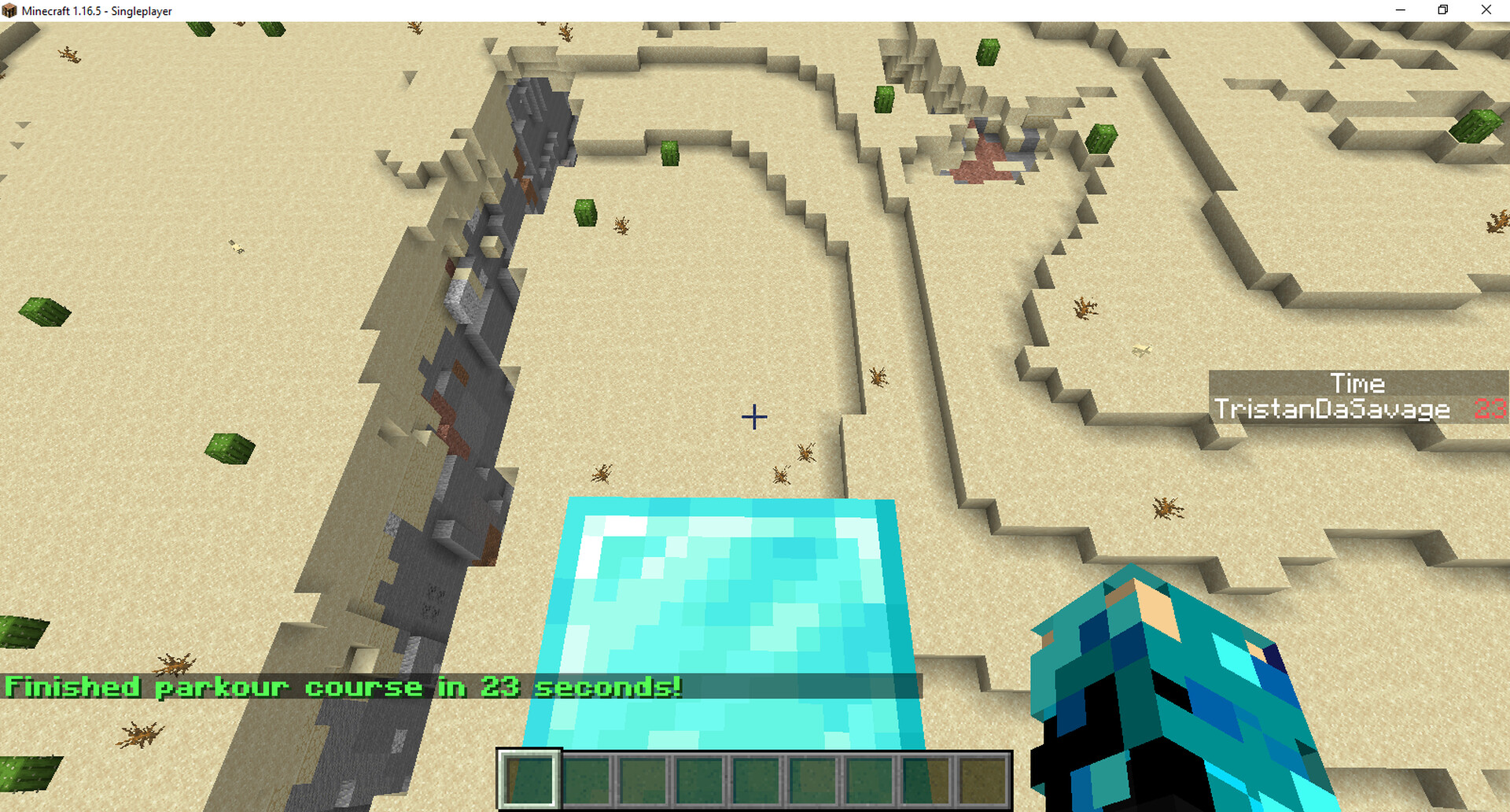 Parkour Timer 1.0 Minecraft Data Pack