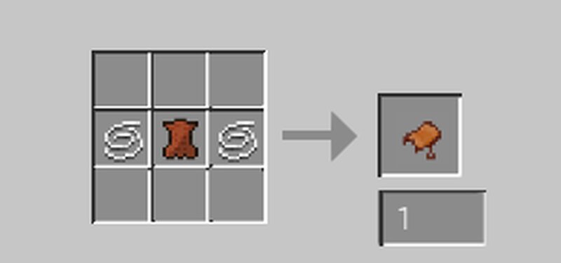 saddle craftable Minecraft Data Pack