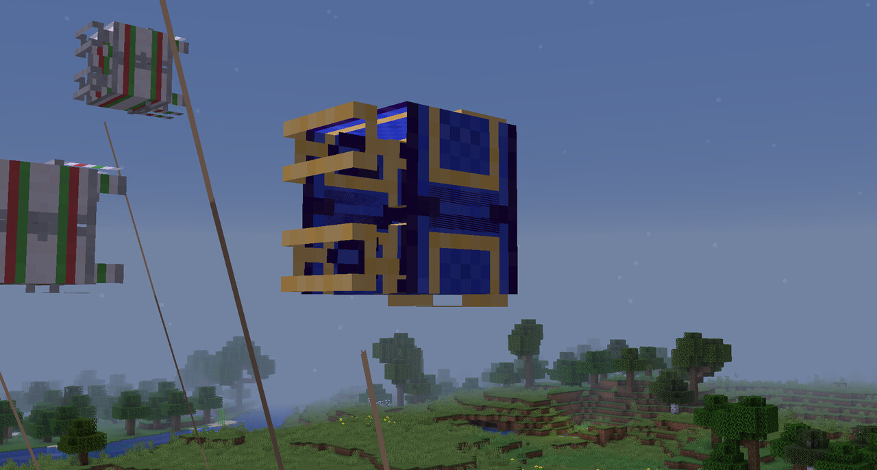 Cube Kites (no resource pack required!) Minecraft Data Pack