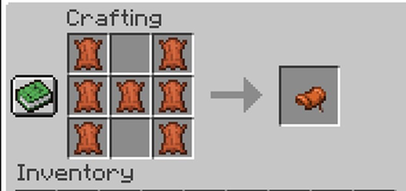 you can create saddle with leather Minecraft Data Pack