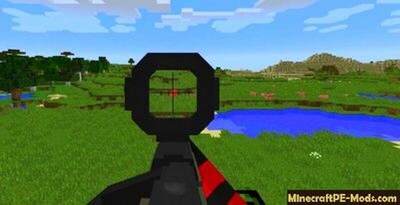 guns in minecraft!!! only works in (minecraft bedrock edition ...