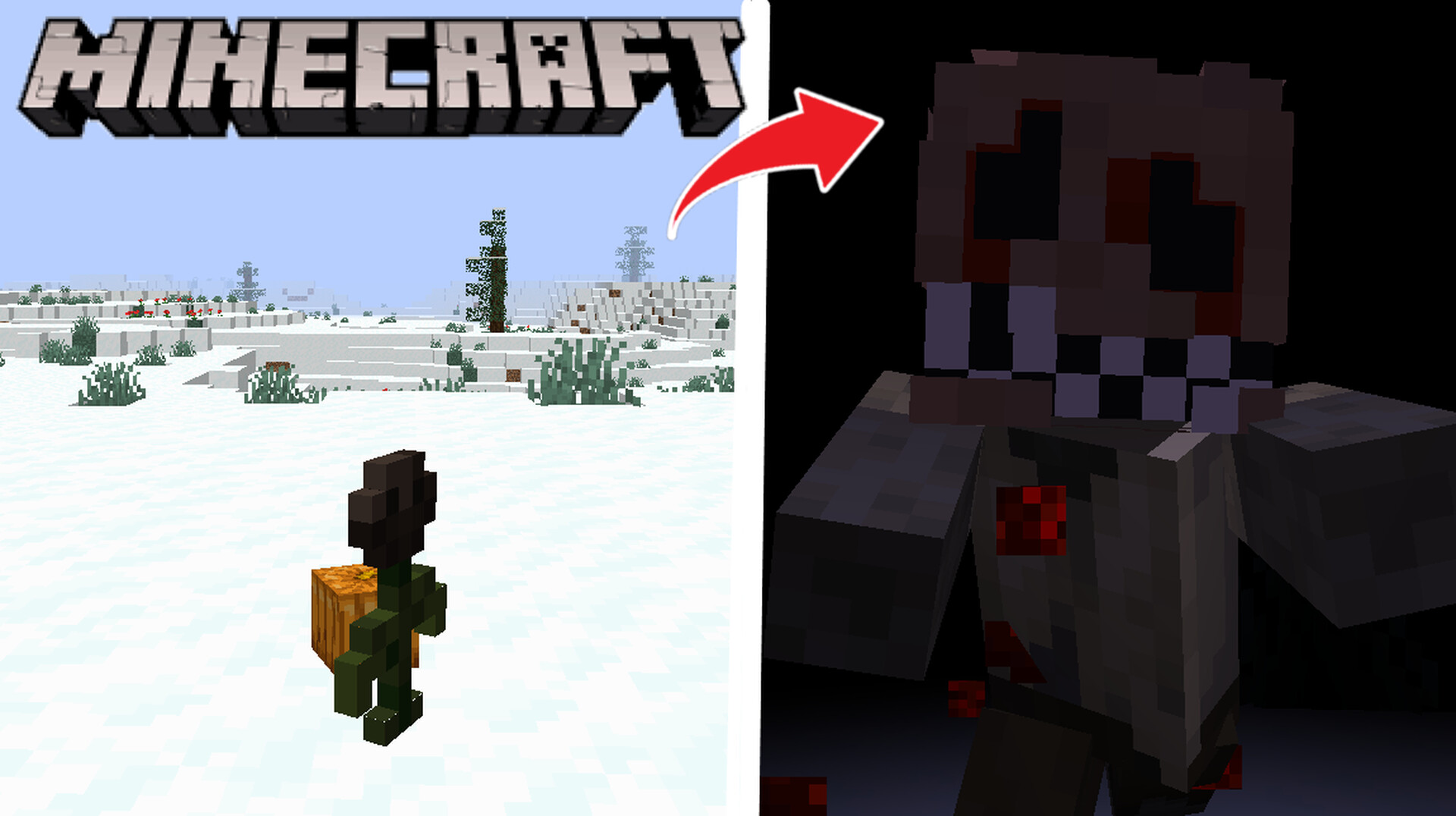 Minecraft but it is a horror game Minecraft Data Pack