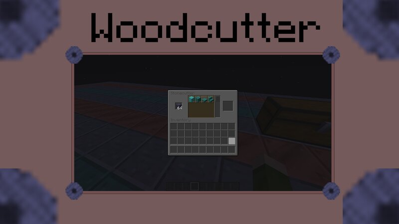 Woodcutter - Stonecutter cuts Wood Minecraft Data Pack