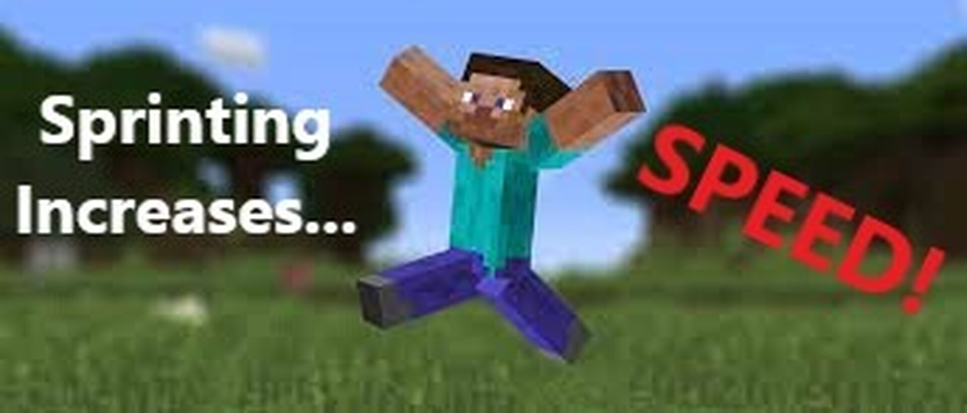 Sprinting Increases Speed Minecraft Data Pack
