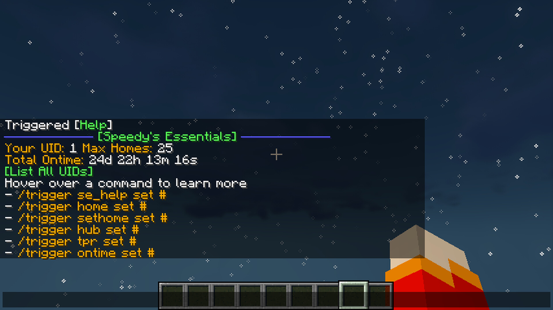 Speedy's Essentials Minecraft Data Pack