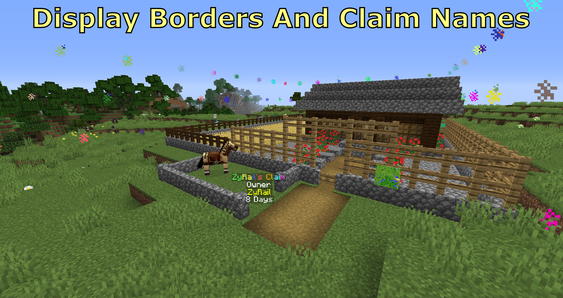 Stake A Claim (Version 2) - Floating Menus! Minecraft Data Pack