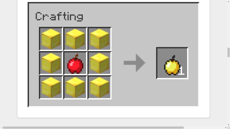 Craftable Notch Apple Minecraft Data Pack