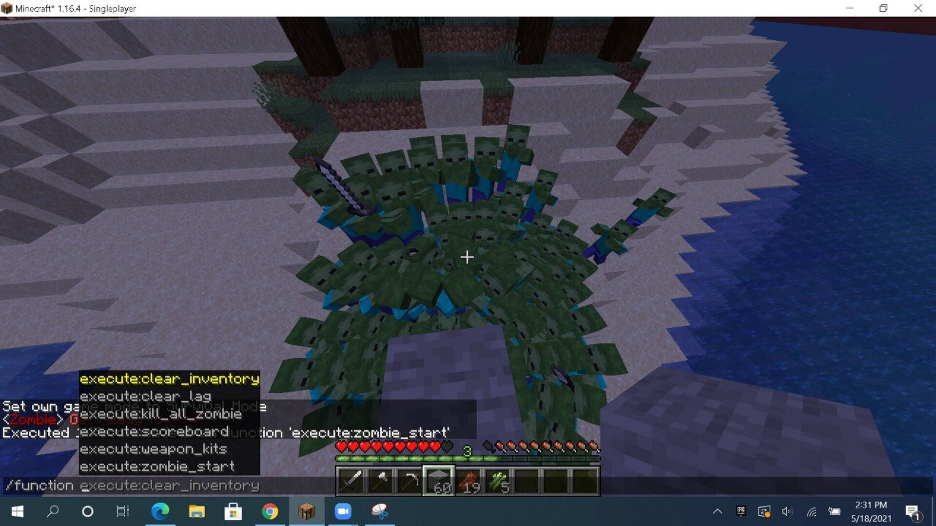 Zombie attack datapack Minecraft Data Pack