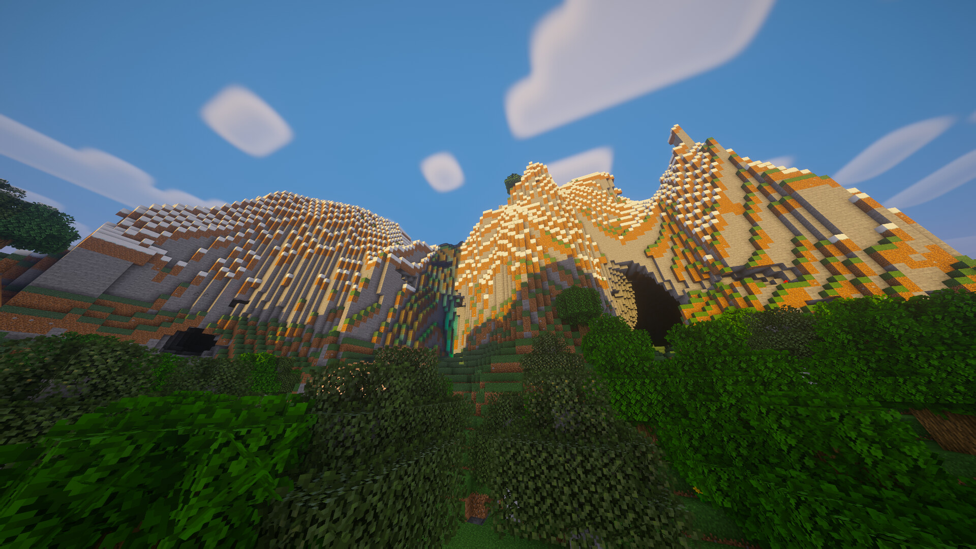 Upgraded Mountain and Cave generation Minecraft Data Pack