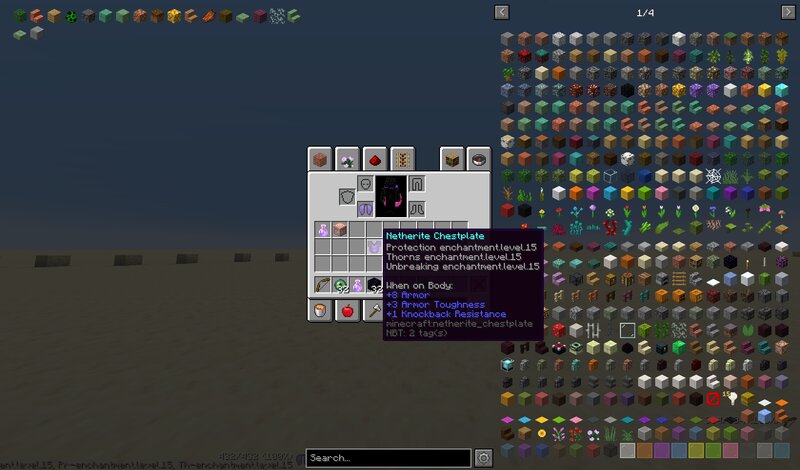 Minecraft but hit the Target for very op items Minecraft Data Pack